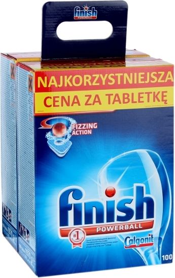 Finish Calgonit 2X100Szt All In 1 Tabletki Do Zmywarek Mega Pack ...
