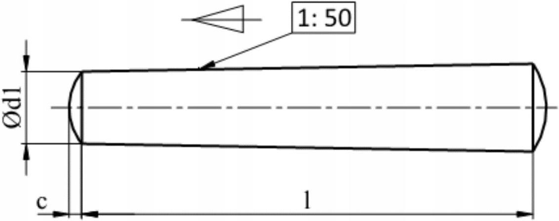 Kołek Stożkowy 4x16 Din 1 B Iso 2339 - Opinie i ceny na Ceneo.pl