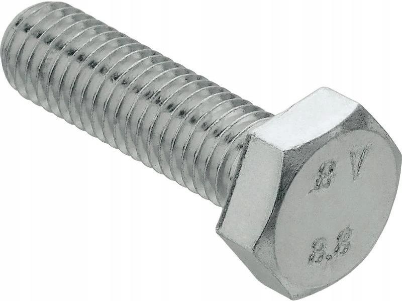 Azmet M12x20mm Śruba Sześciokątna Na Klucz Metryczna Kl.8.8 6 Kątka ...