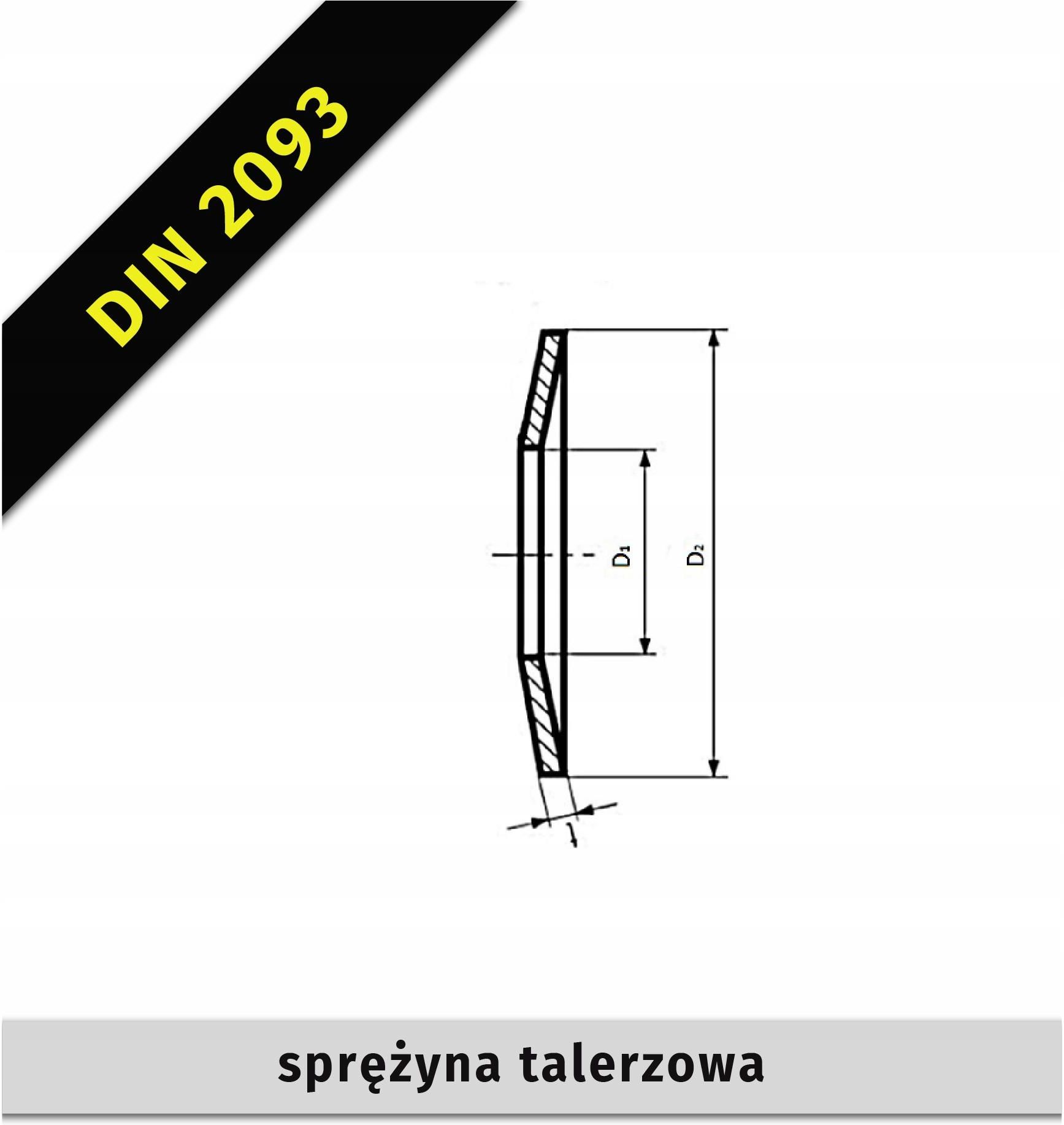 Sprężyna Tal. 90x46x2,5 Fosf. Din 2093 - Opinie i ceny na Ceneo.pl