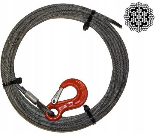 Lina Stalowa Nieodkrętna 19x7 18x7 Wsc Z Hakiem 4mmx60m 1.05T - Opinie i ceny na Ceneo.pl