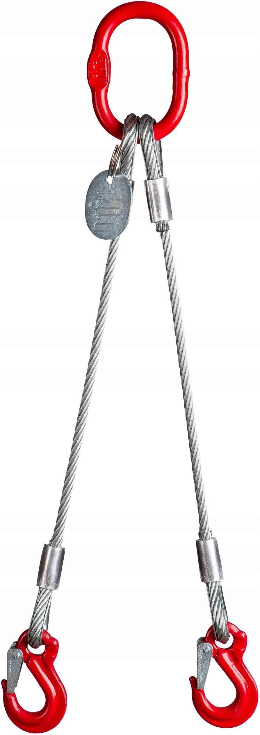 Zawiesie Linowe 2C 6T 2M Lina Stalowa 20mm - Opinie i ceny na Ceneo.pl