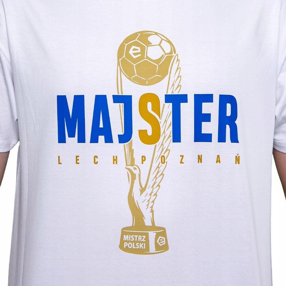 Lech Poznań Koszulka Majster 2025 Biała Mistrz Polski Kolejorz R. 4Xl ...