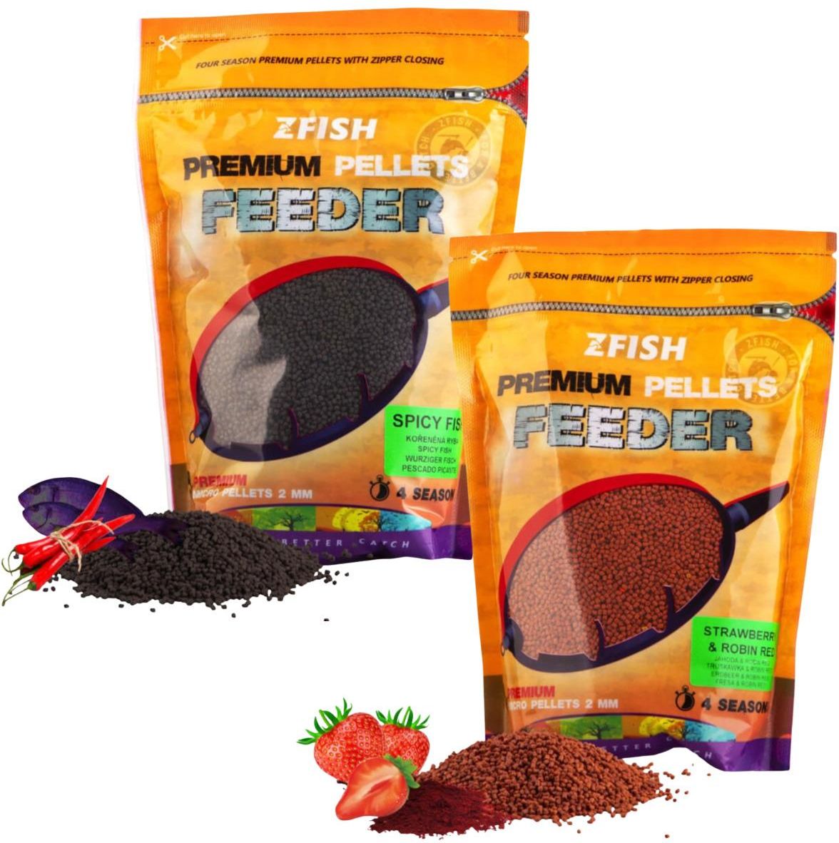 Pellet 2mm Method Feeder Zanętowy Micro ZFISH Premium 2 op. Zestaw ...