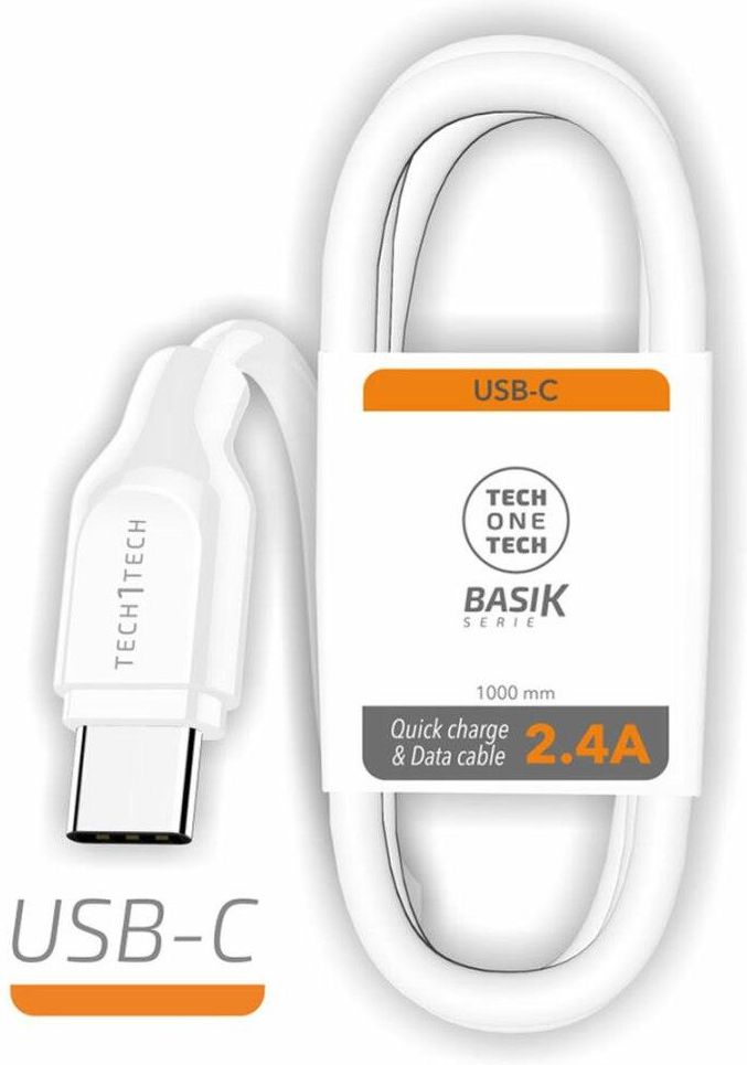 Tech One Tech Kabel Lightning Biały - Opinie i ceny na Ceneo.pl