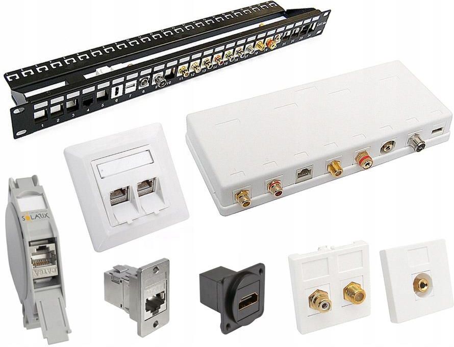 Stratos Łącznik Rca/cinch gniazdo-gniazdo złocony Keystone czerwony - Opinie i ceny na Ceneo.pl