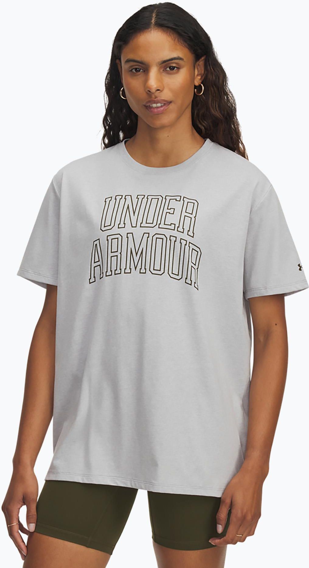 Under Armour Koszulka Treningowa Damska Rival Campus Mod Gray Light ...