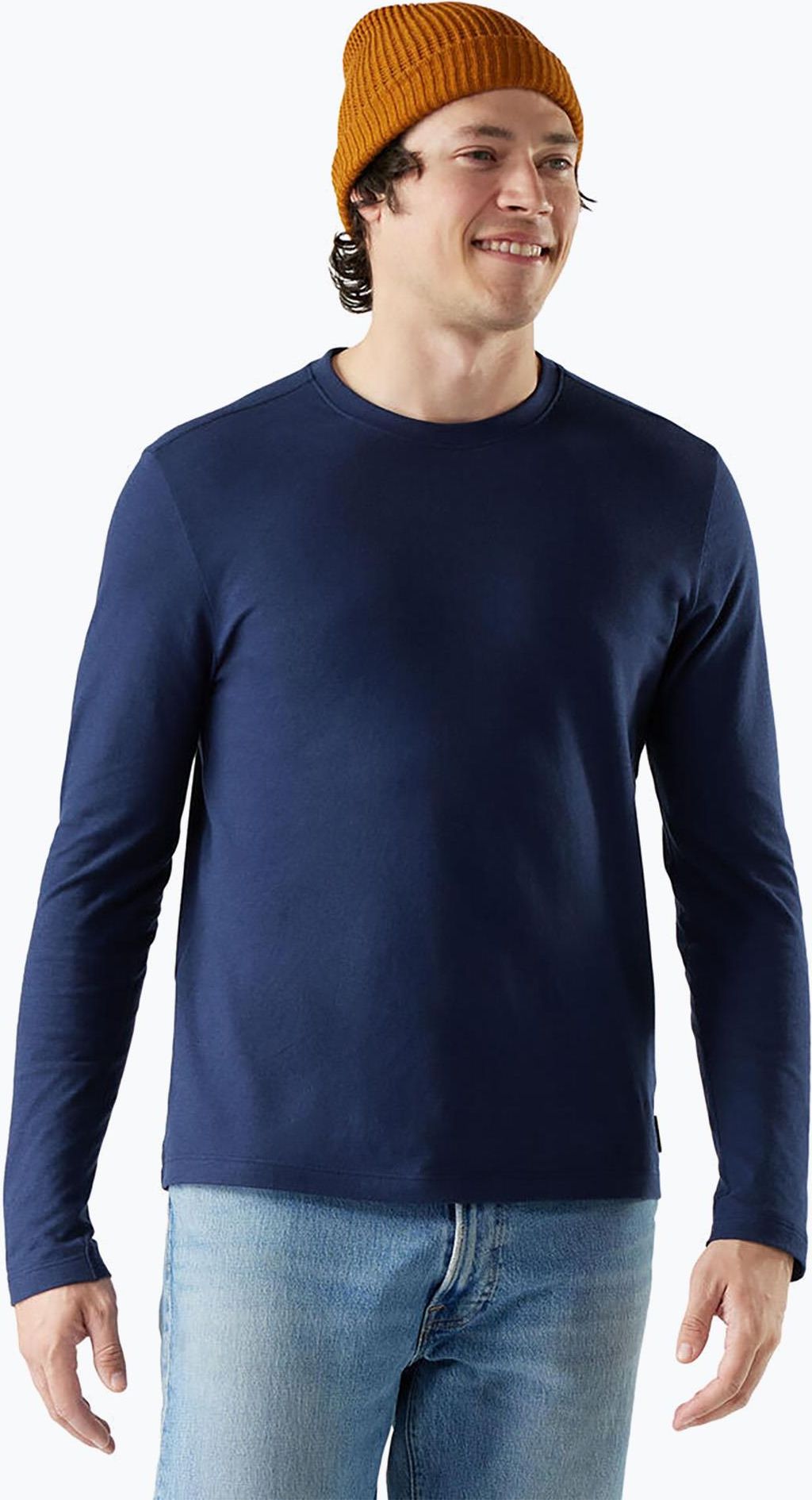 Smartwool Longsleeve Trekkingowy Męski Perfect Crew Deep Navy - Ceny i ...