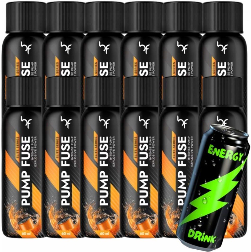 BodyFuse Pump Fuse Shot Elite Series 12x 60 ml Energetyk - Ceny i ...