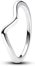 Pandora Timeless Polierte Welle Ring aus Sterling-Silber, Größe 56 ...