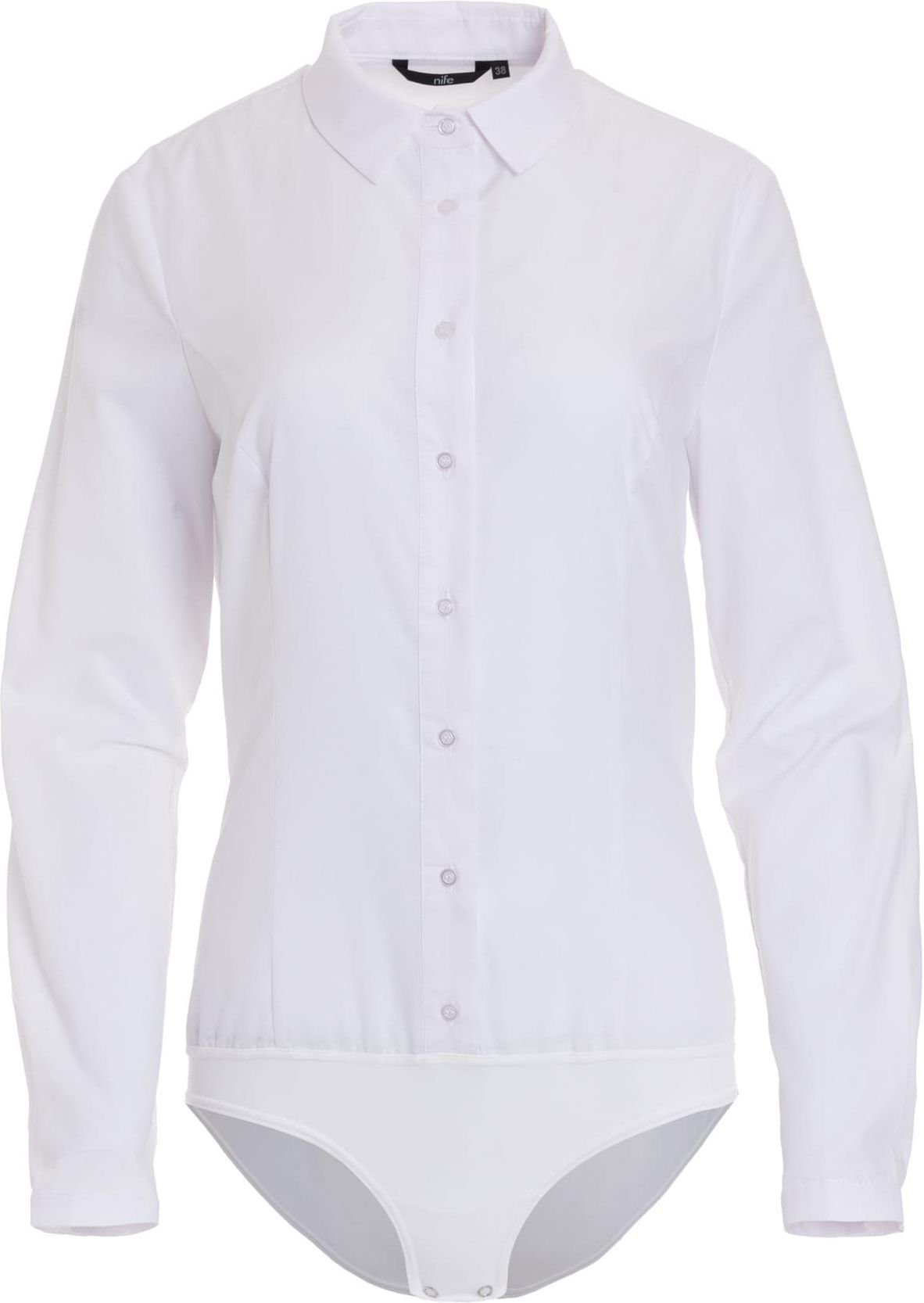 Elegancka biała koszula body - K78 (kolor biały, rozmiar 36) - Ceny i ...