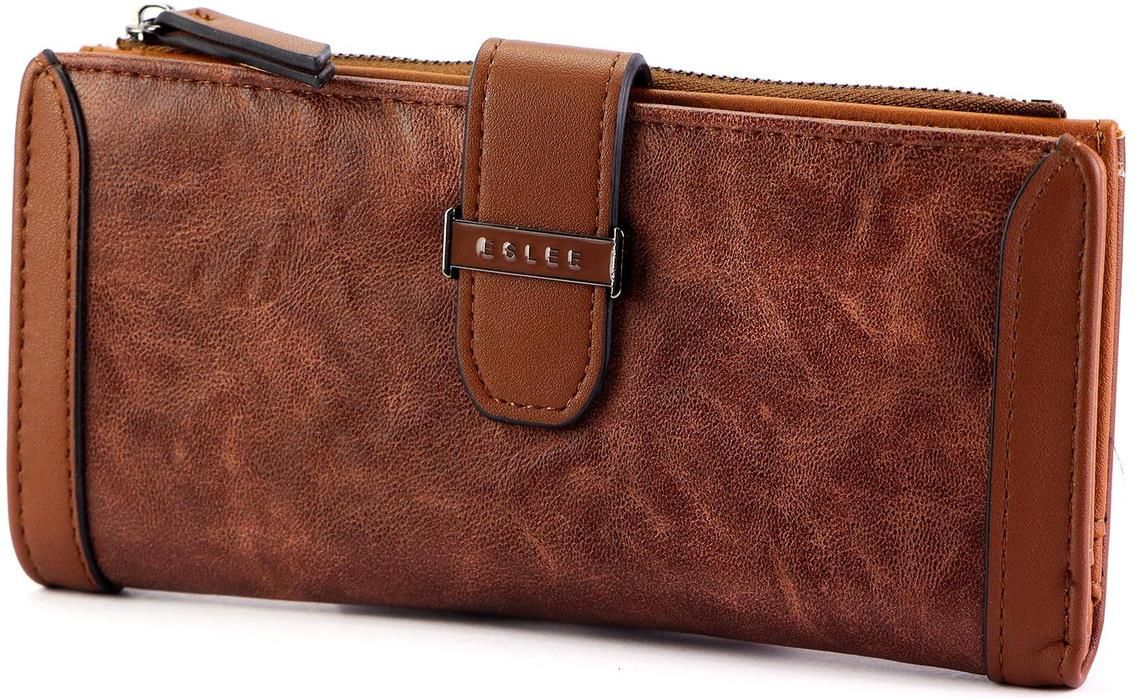 Damski portfel ze skóry ekologicznej Eslee 99378 - Ceny i opinie - Ceneo.pl