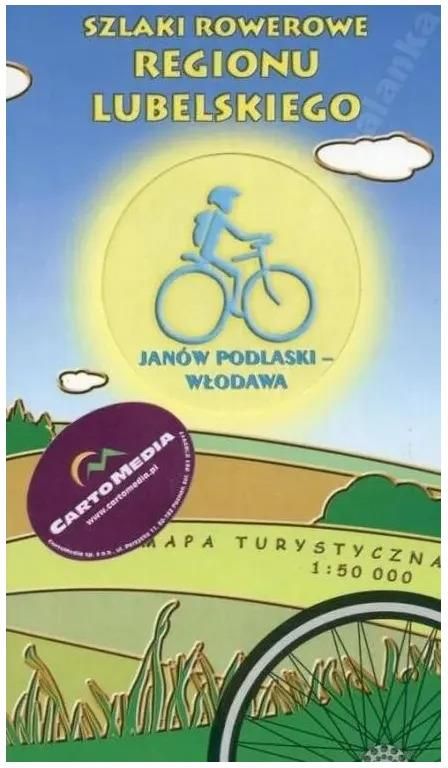 Janów Podlaski-Włodawa. Szlaki Rowerowe Regionu Lubelskiego. Mapa ...