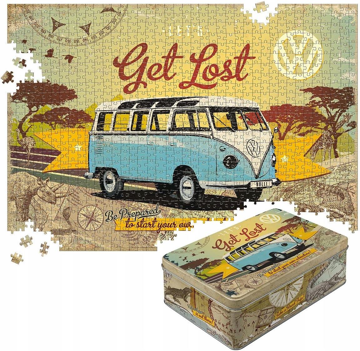 Nostalgic Art Vw Bus Puzzle 1000Szt. Vintage Metal Box - Ceny i opinie ...