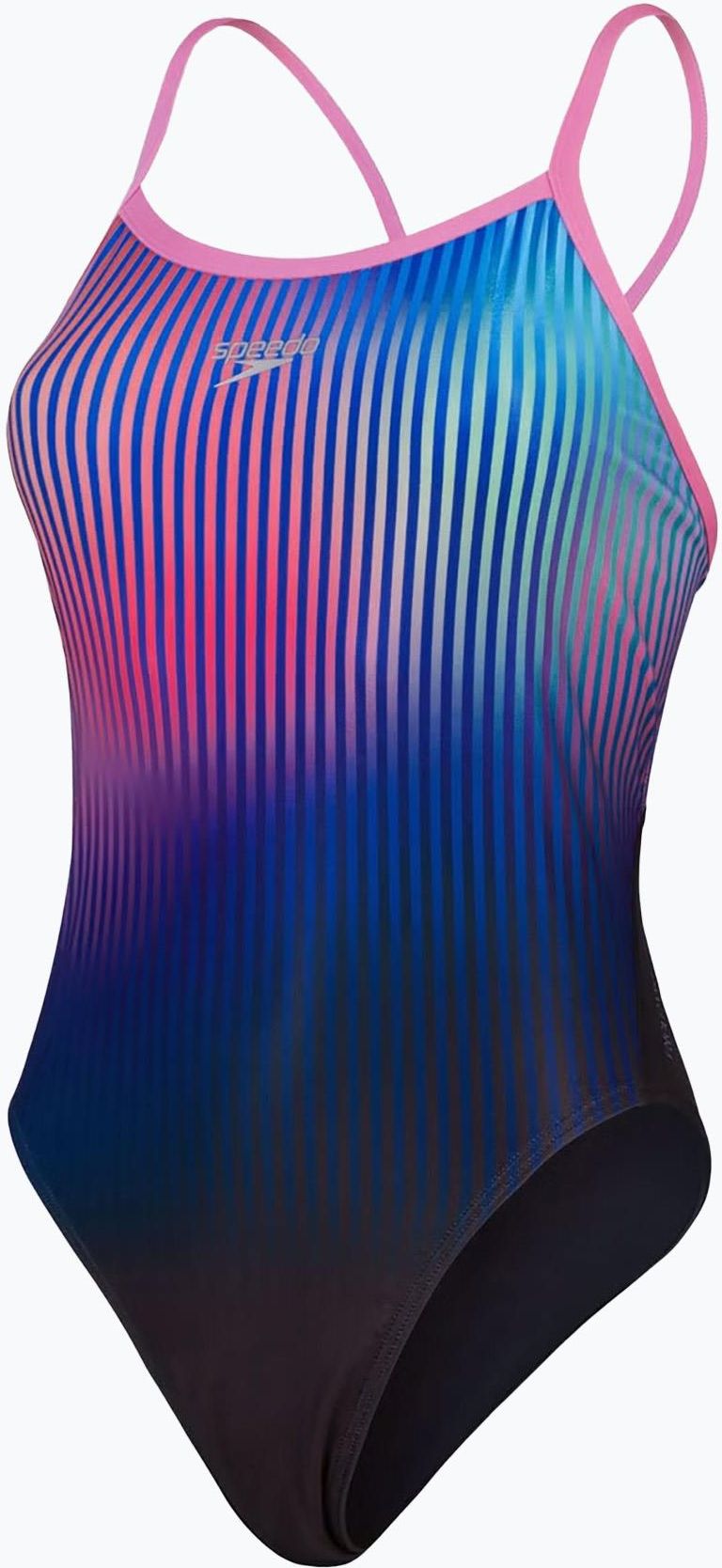 Speedo Strój Pływacki Jednoczęściowy Placement Digital Turnback Black ...