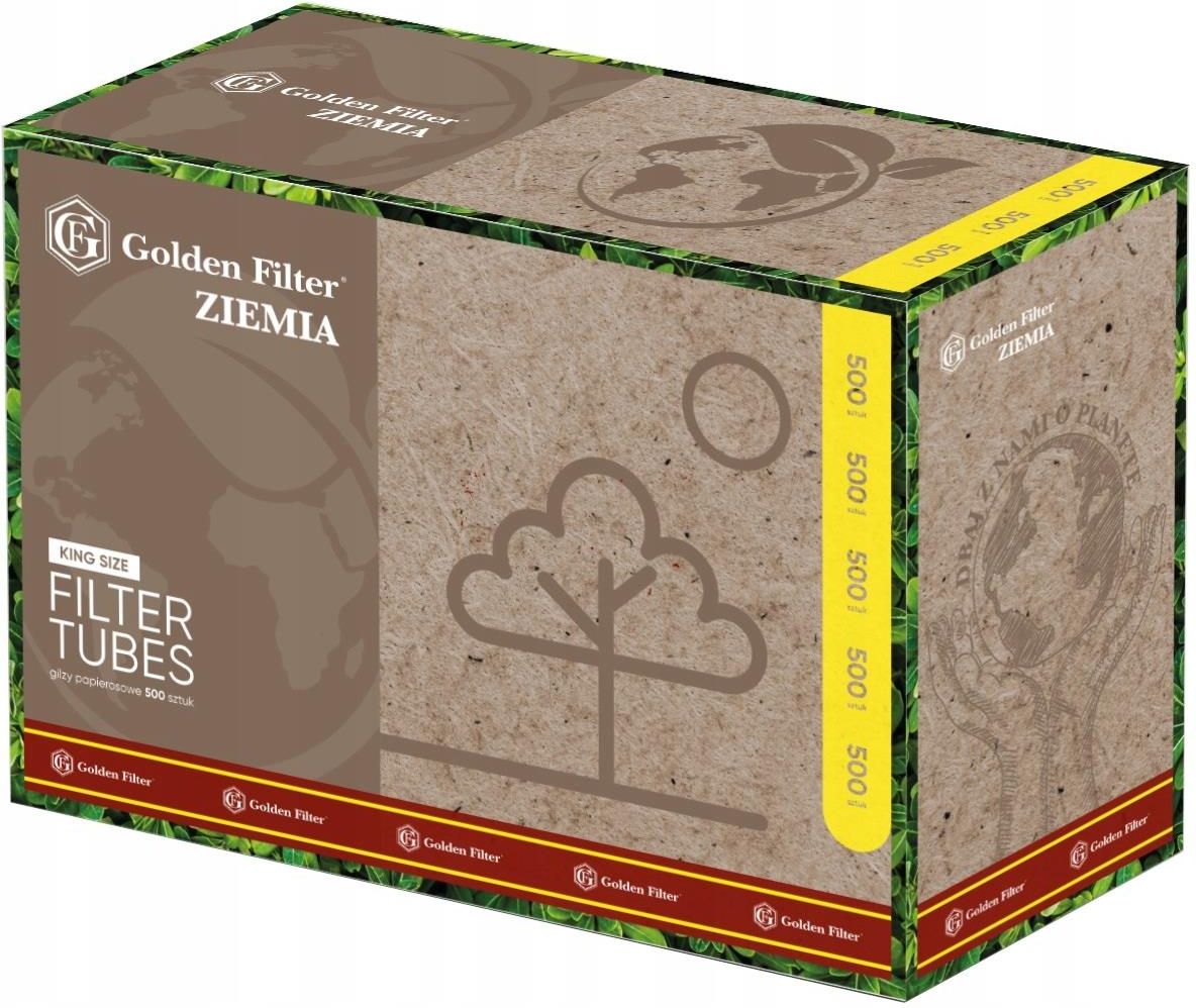 Golden Filter Gilzy Papierosowe 500szt. Premium 4 Żywioły Ziemia - Ceny ...