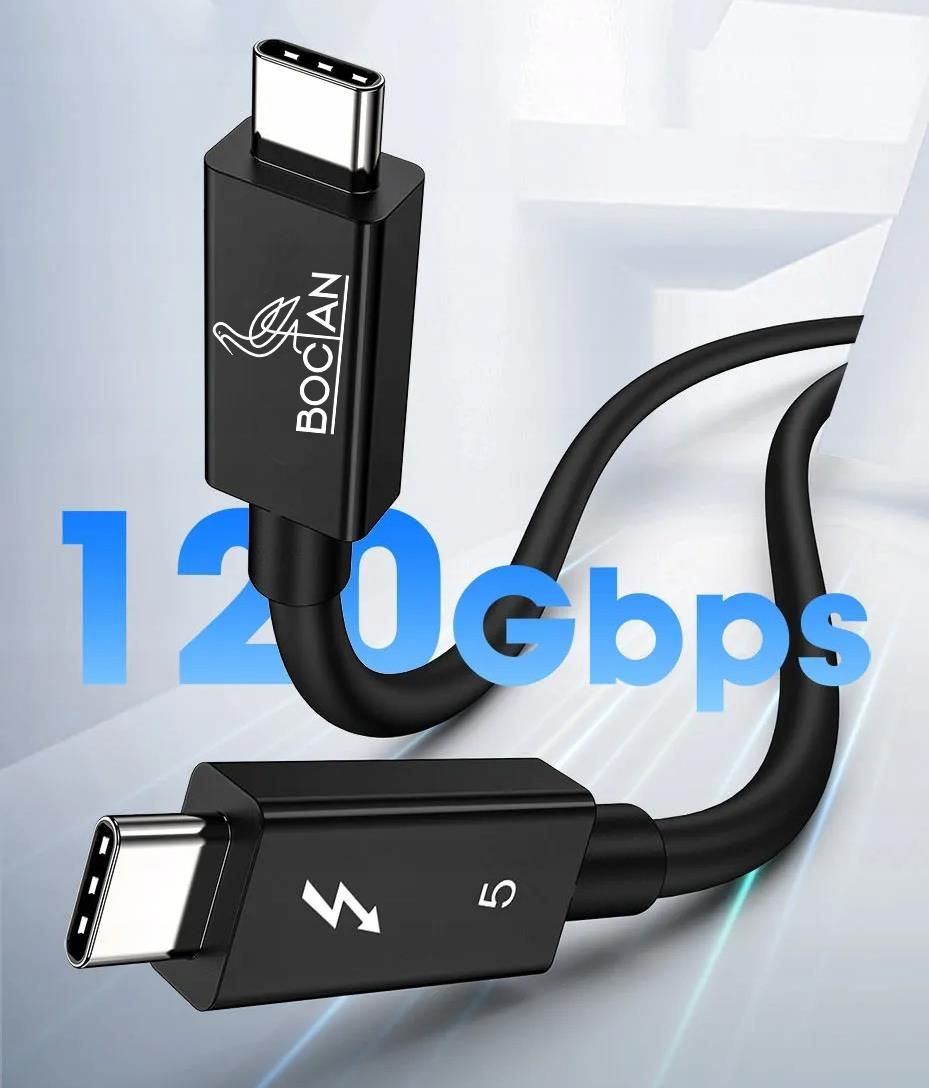 Bocian Kabel Thunderbolt 5 Usb C 0 5M 120 Gb S 240W Chip Intel 4 ...