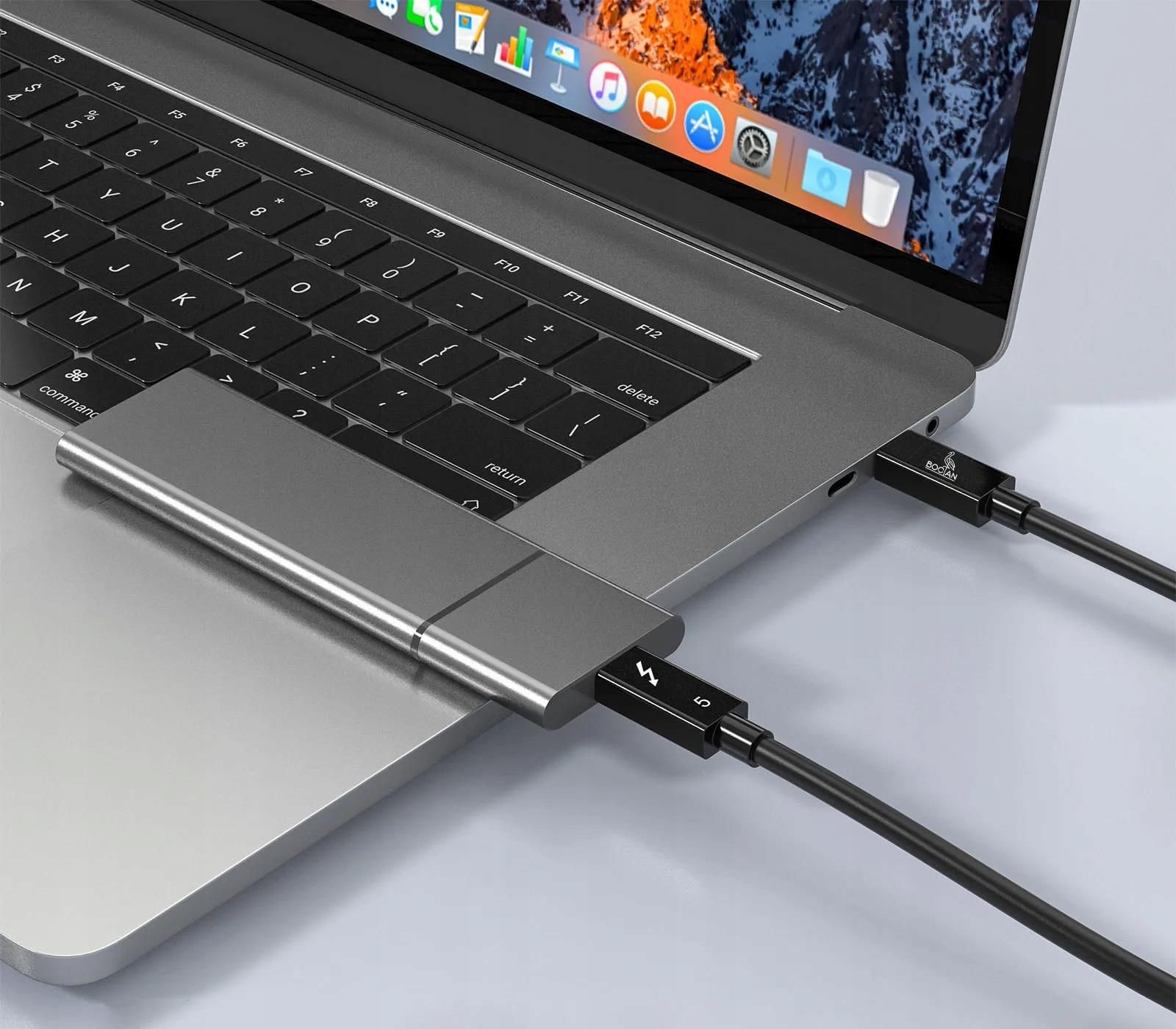 Bocian Kabel Thunderbolt 5 Usb C 0 5M 120 Gb S 240W Chip Intel 4 ...