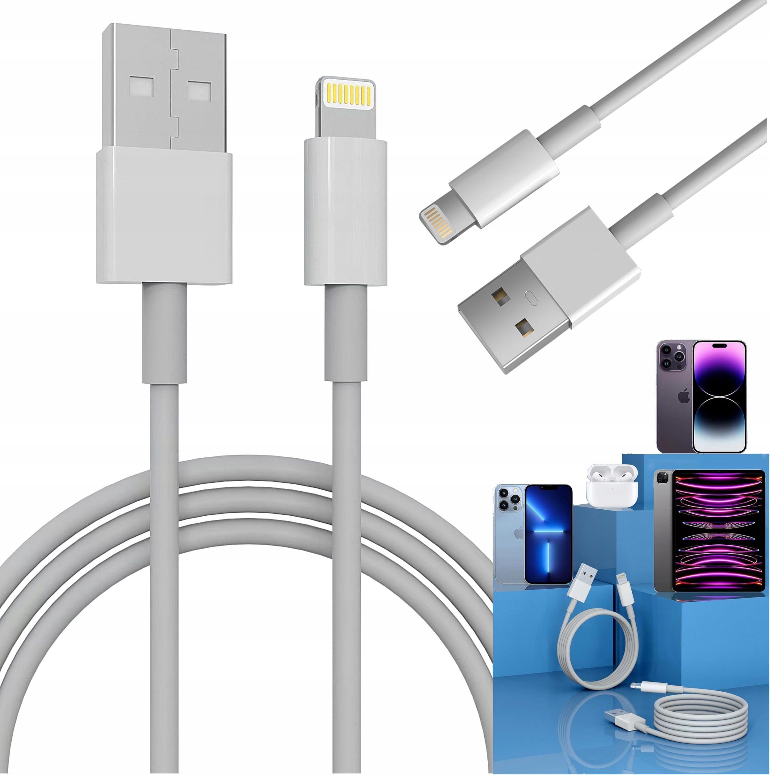 Bounn Kabel Lightning 5V 2 4A Usb Mocny Przewód Do Apple Iphone 6 7 8 X ...