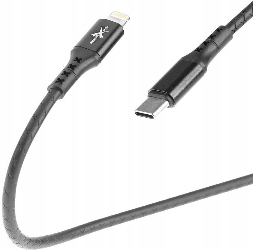 Extremestyle Kabel Usb Typ C Apple Lightning 2 M Czarny - Opinie i ceny na Ceneo.pl
