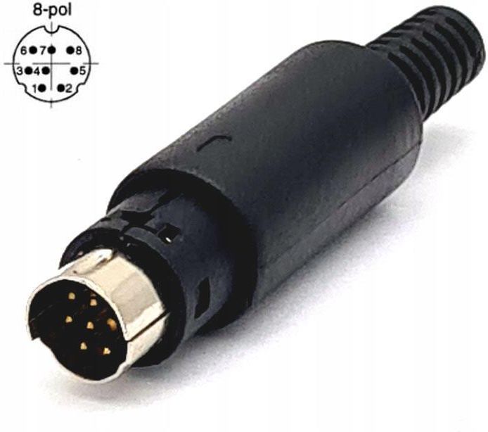 Vitalco Wtyk Mini Din 8 Pin 2814 - Opinie i ceny na Ceneo.pl