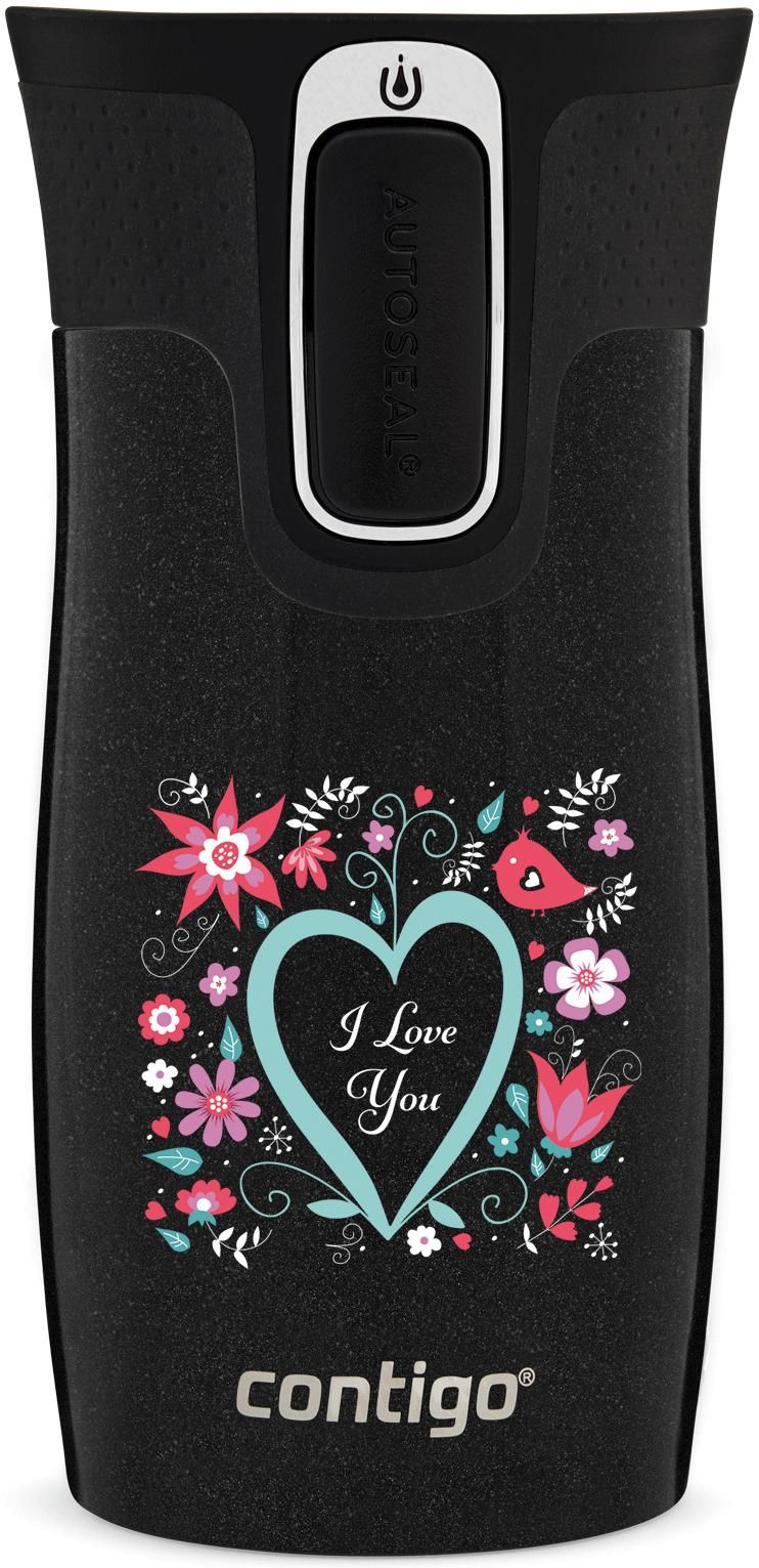 Contigo Kubek Termiczny West Loop Mini 300Ml I Love You Czarny Metalik ...