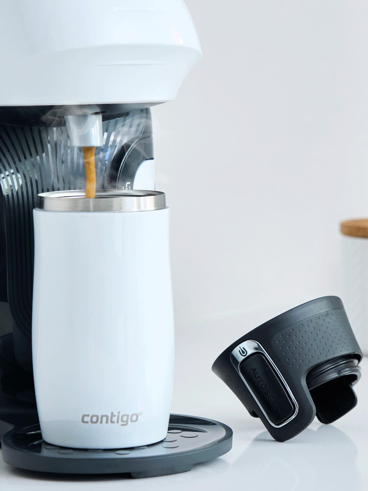Contigo West Loop Mini Kubek Termiczny 300Ml Floresy Biały Metalik ...