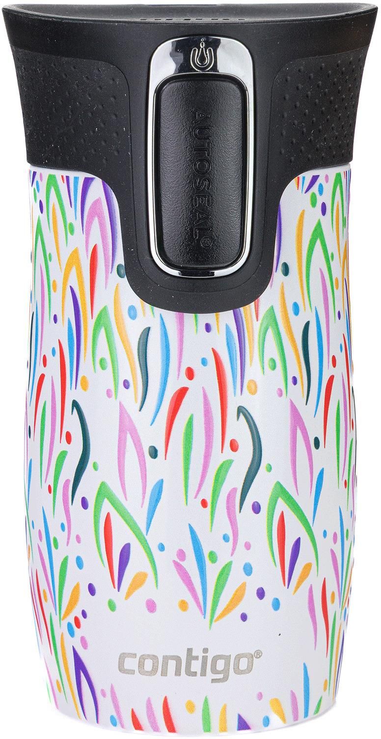 Contigo West Loop Mini Kubek Termiczny 300Ml Floresy Biały Metalik ...