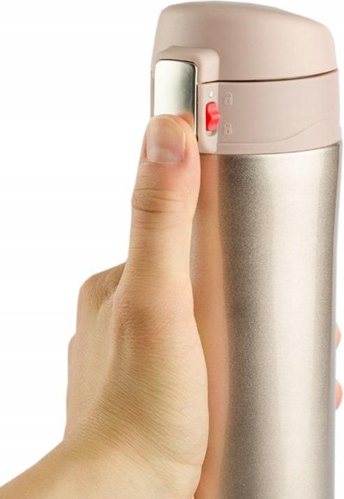 Blue Collection Kubek Lock 440Ml Złoty Termiczny Szczelny Z Blokadą I Izolacją Próżniową - Ceny ...