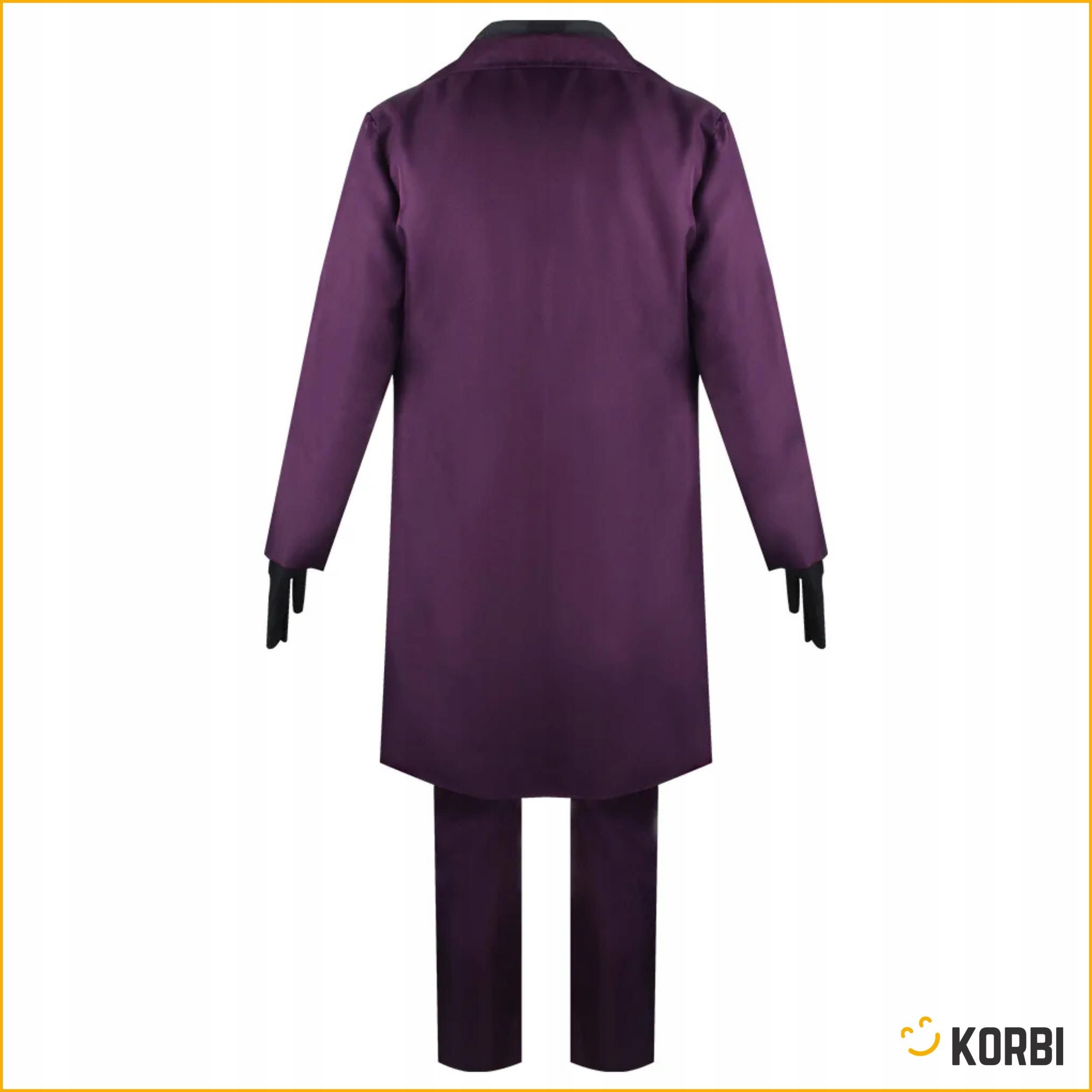 STRÓJ JOKER KLAUN KOSTIUM BATMAN PRZEBRANIE COSPLAY HALLOWEEN ZESTAW ...