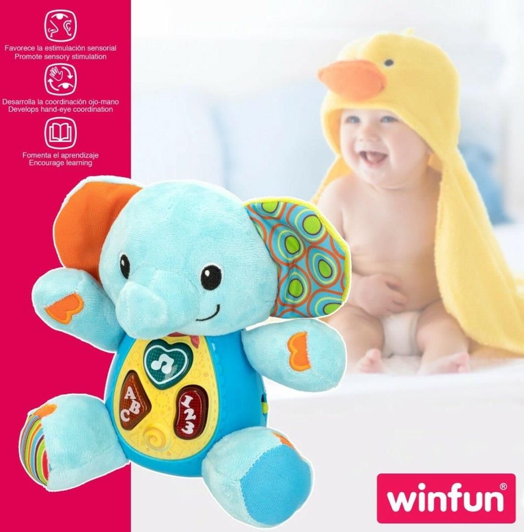 Winfun Pluszak Wydający Dżwięk Słoń 17X17,5 10Cm 6Szt. - Ceny i opinie ...