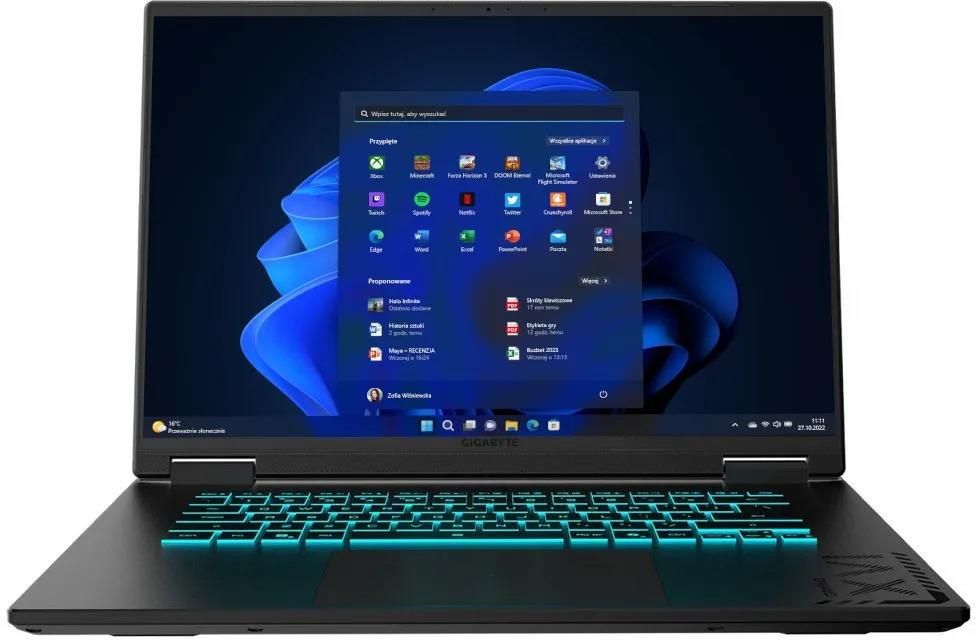 Laptop Gigabyte A16 16/i7/32GB/1TB + 2TB/Win11 ...