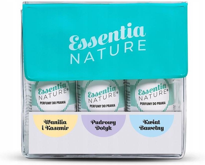 Essentia Nature Perfumy do prania i suszarki Kaszmir, Pudrowy, Bawełna ...