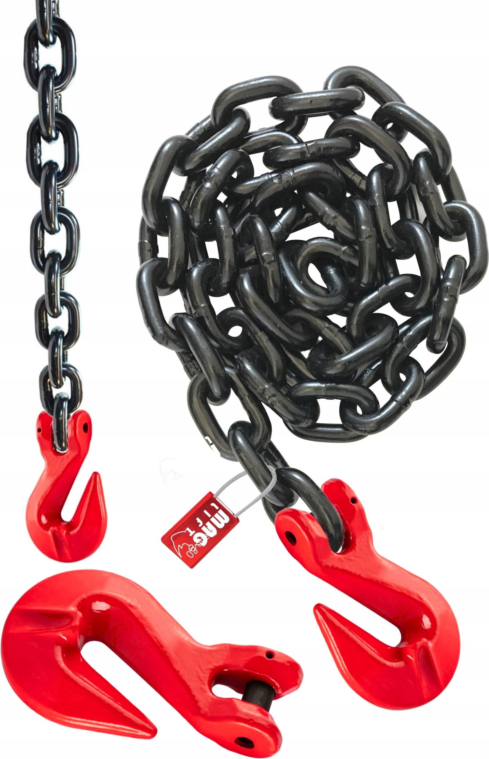 Urządzenie dźwigowe Mag-Lift Łańcuch Blacharski 1,5M Ø10+Hak 63Kn Rama ...