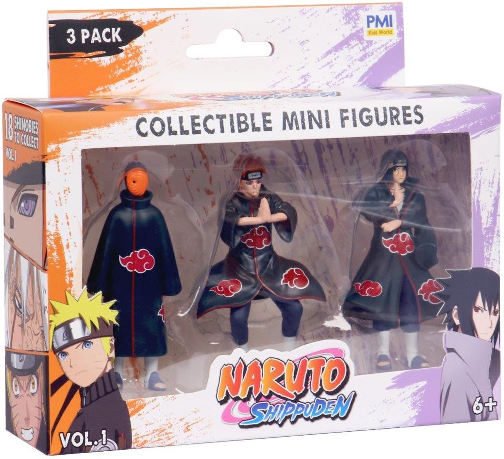P.M.I Kids Time Naruto Shippuden Figures - 3 Pack - Ceny i opinie ...