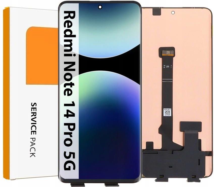 Podzespoły do telefonu Xiaomi Wyświetlacz Do Redmi Note 14 Pro 5G Lcd ...