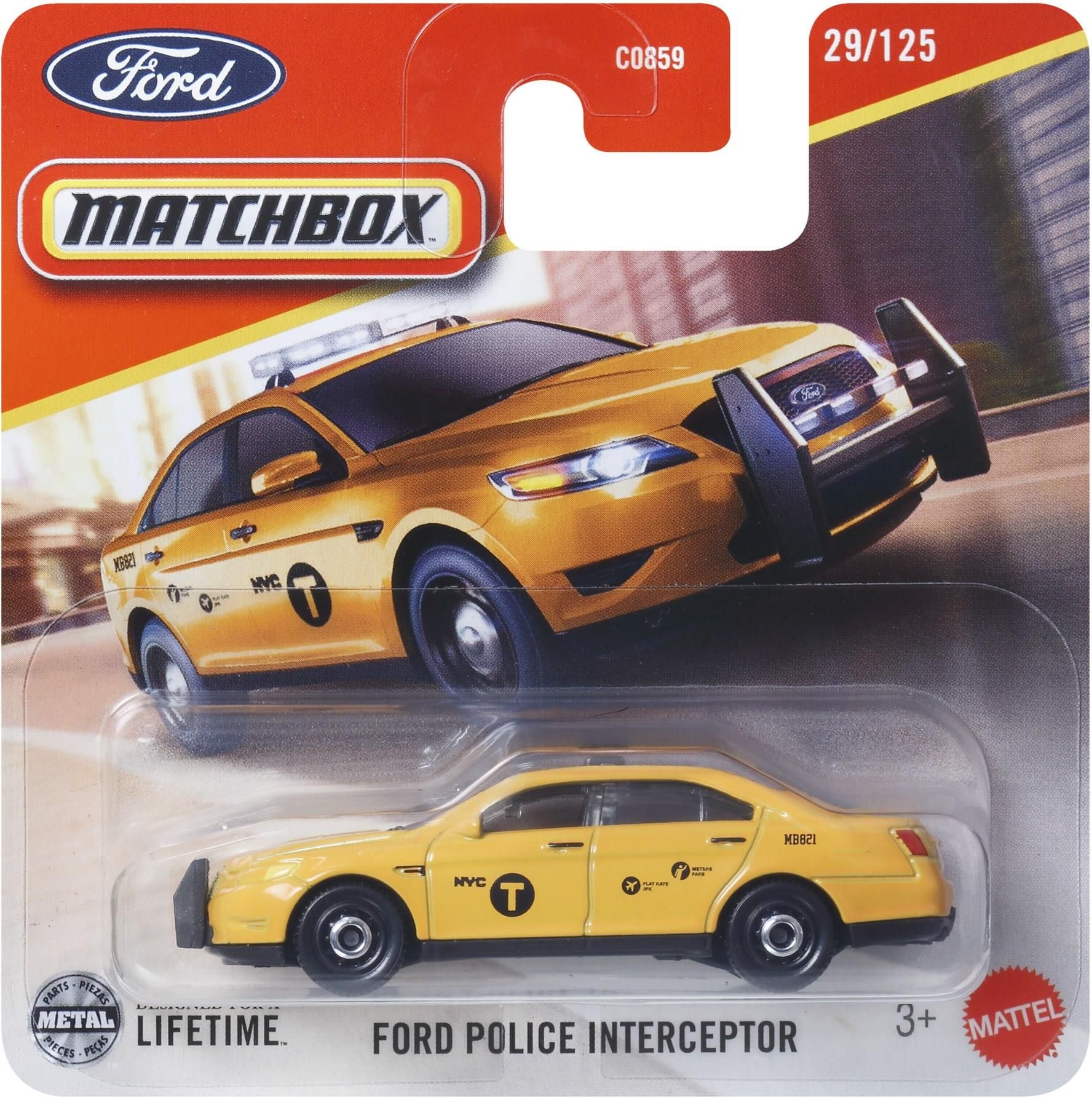 Matchbox Ford Police Interceptor JBT11 - Ceny i opinie - Ceneo.pl