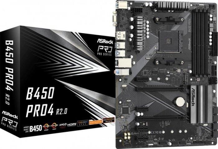 Płyta główna PC ASRock B450 PRO4 R2.0 AM4 ATX - Opinie i ceny na Ceneo.pl