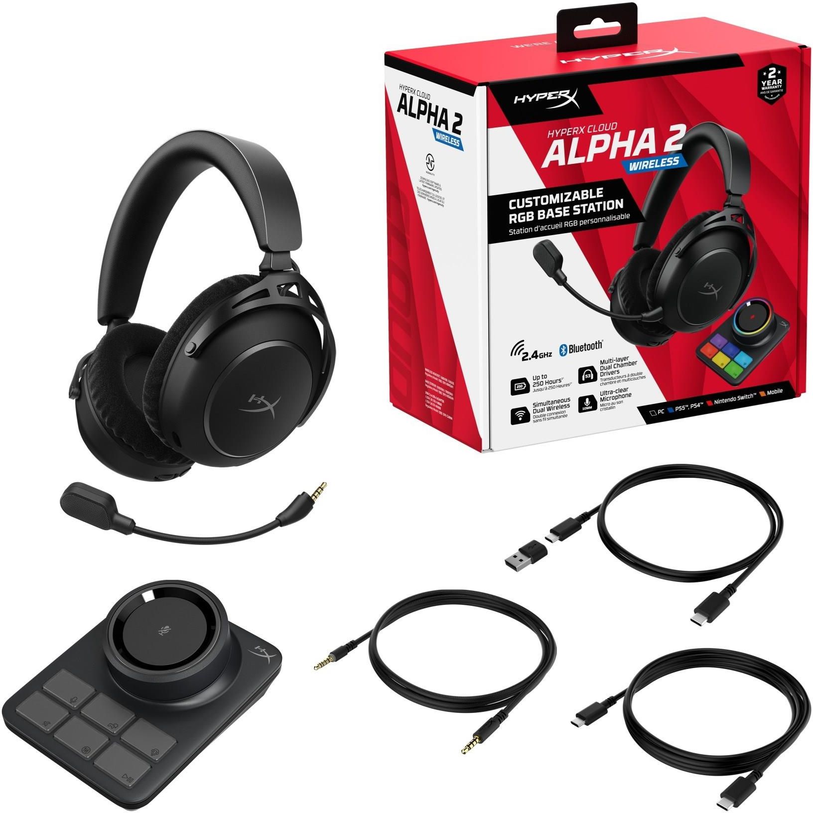 HyperX Cloud Alpha 2 Wireless Czarny (AJ5C7AA) - Opinie i ceny na Ceneo.pl