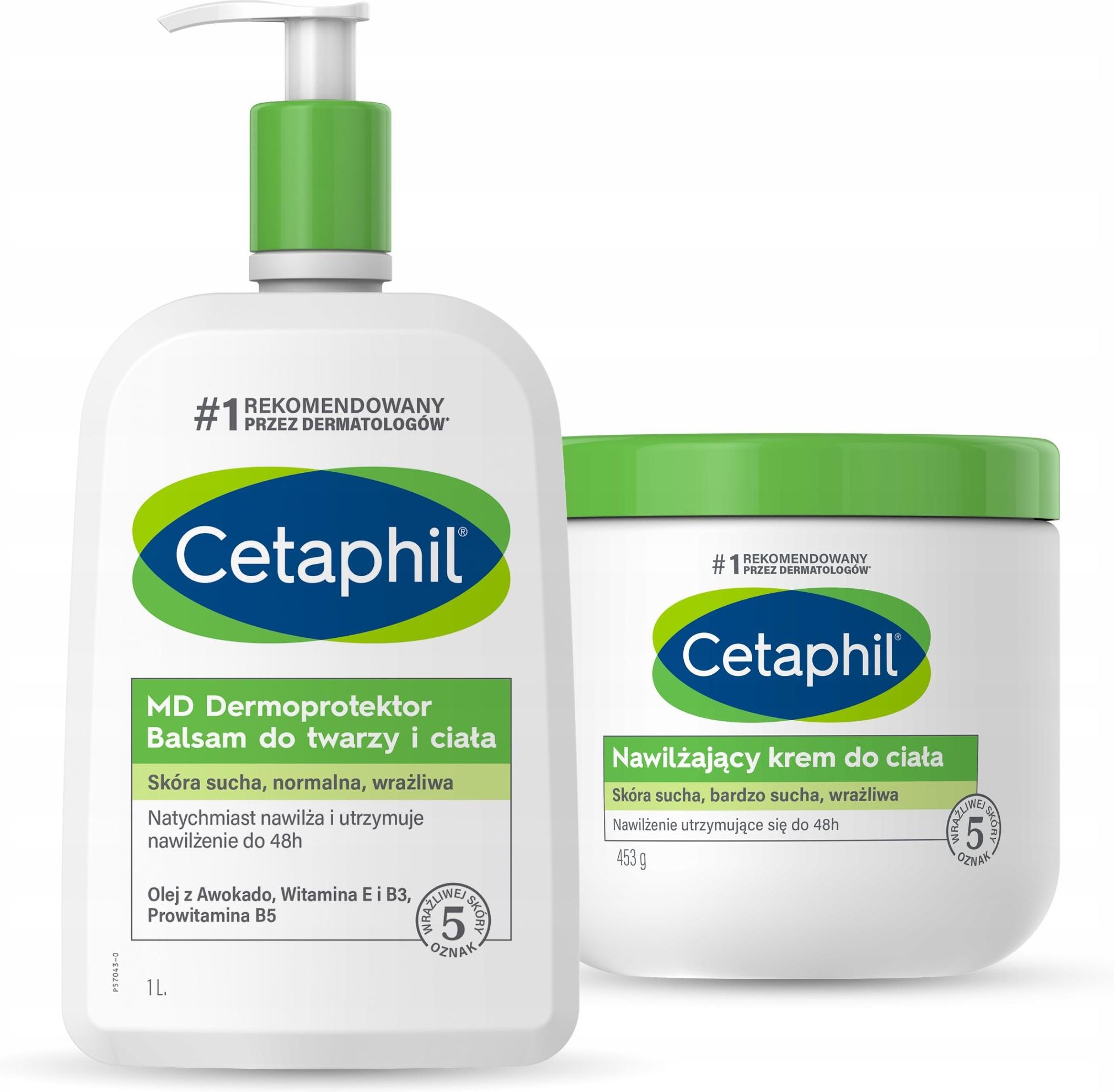 Cetaphil Krem Nawilżający Do Ciała 453g + Md Balsam 1l - Opinie i ceny ...