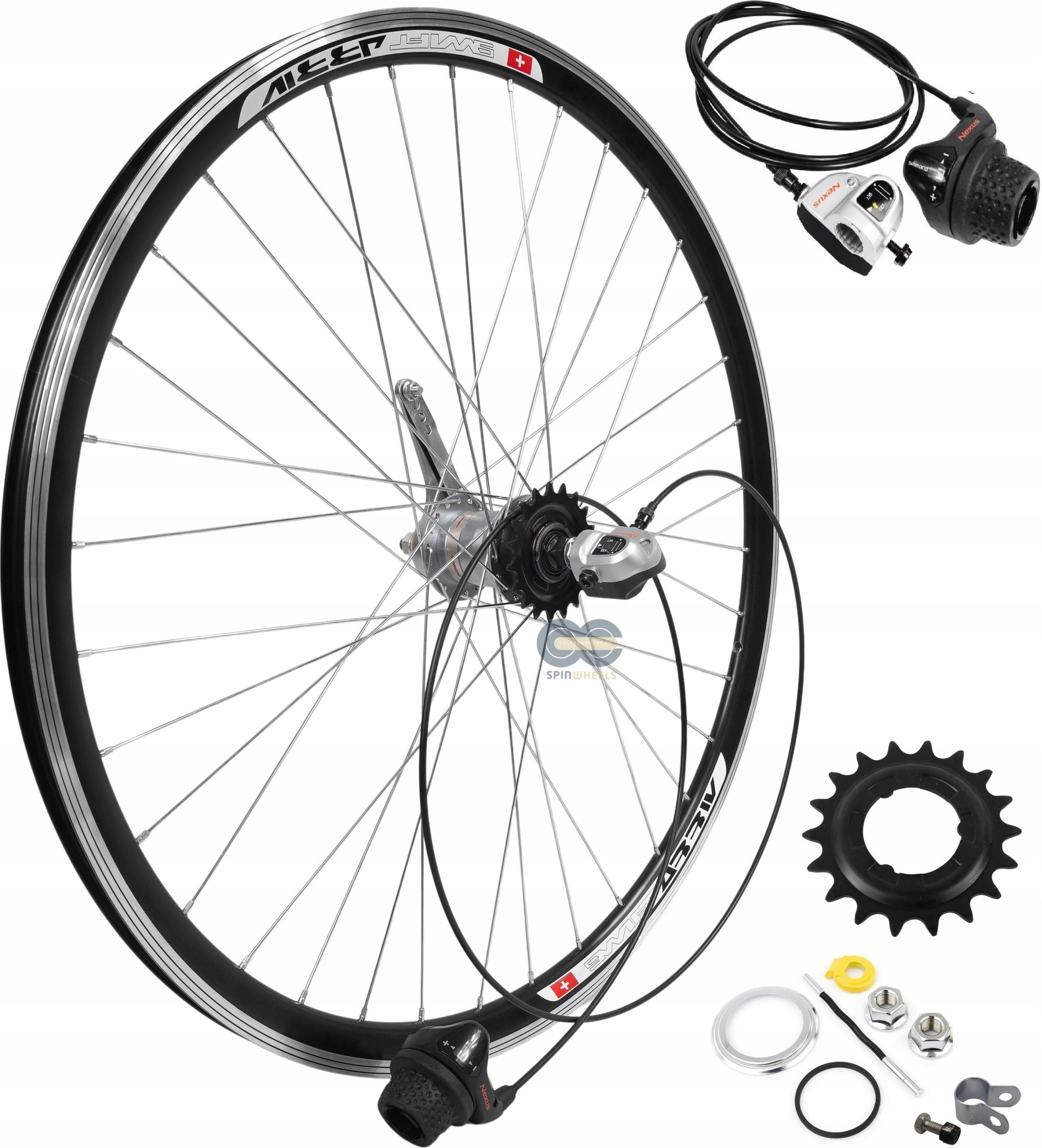 Stars Circle Koło Rowerowe Kompletne Tylne 28 Cali Shimano Nexus 3 ...