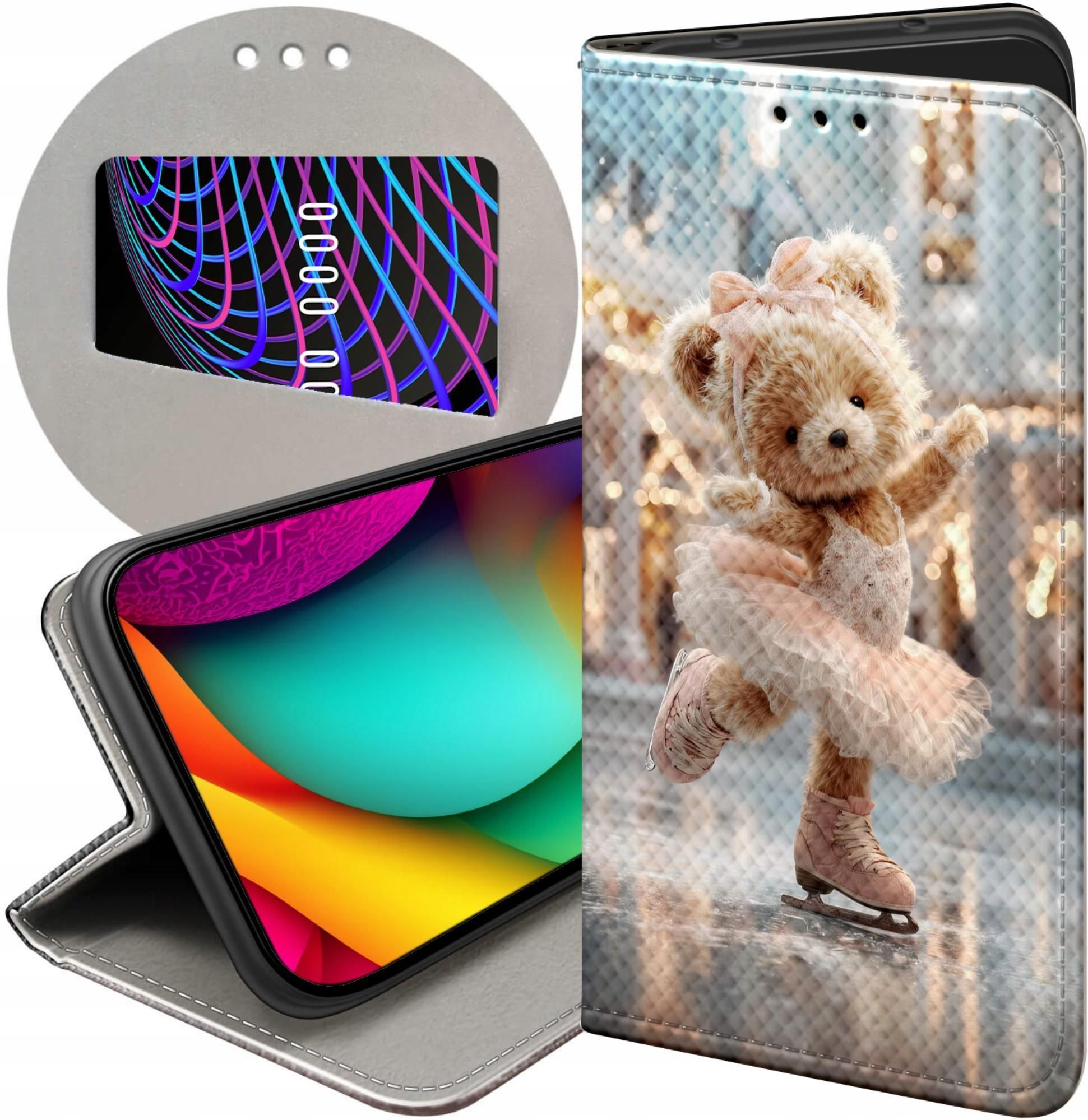 Hello Case Etui Z Klapką Do Iphone Xr Misie Miś Pluszowy Miś Futerał ...