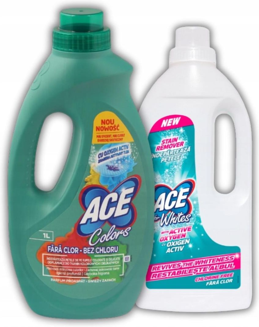 Ace Odplamiacz Delikatny Color White Mix 2x1l - Ceny i opinie - Ceneo.pl