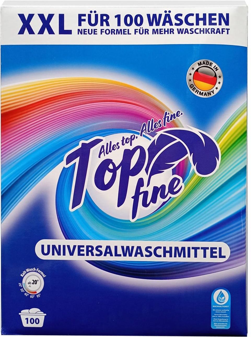 Proszek Do Prania Top Fine 6,5kg Uniwersalny Niemiecki - Ceny i opinie ...