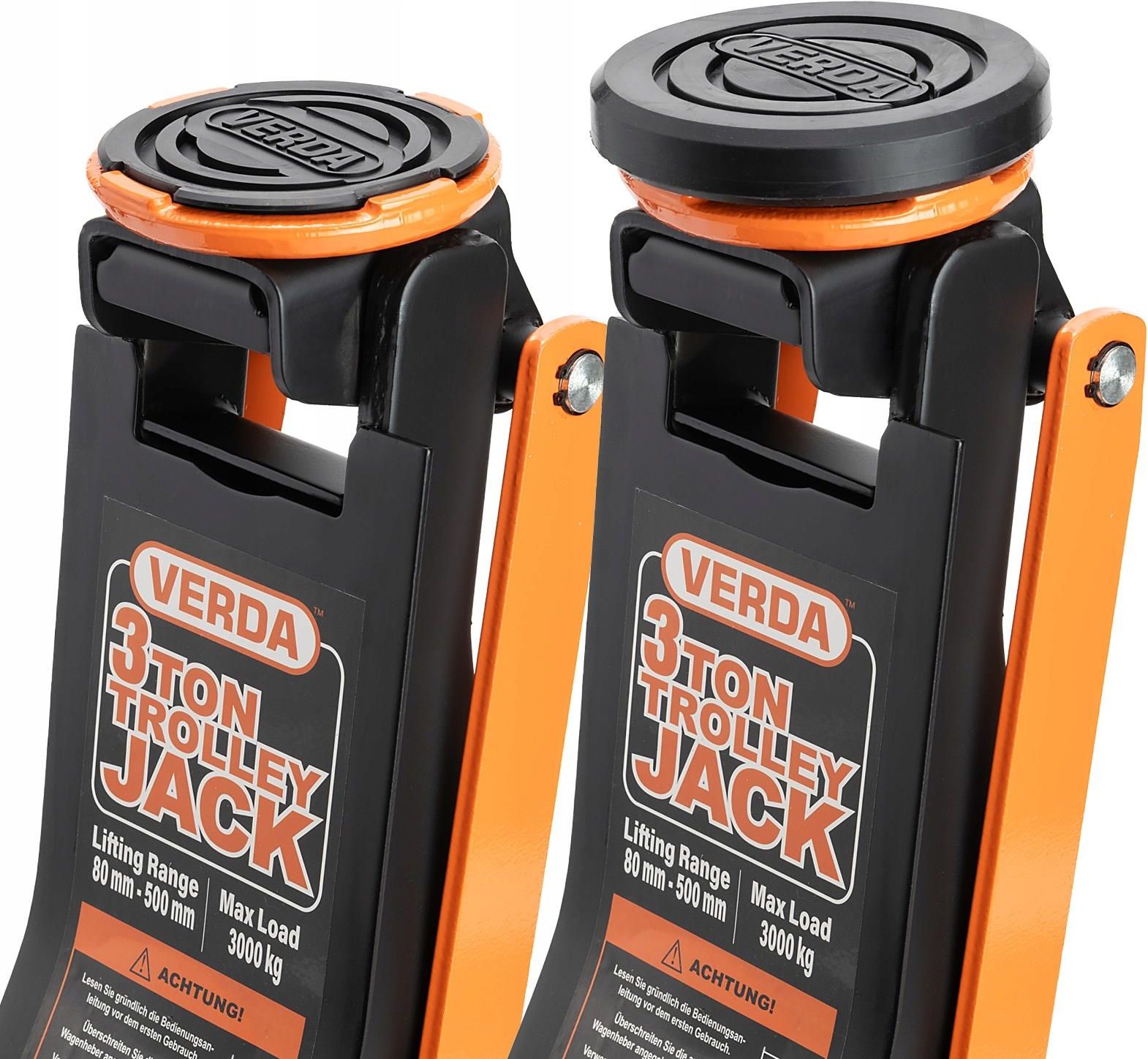 Verda Podnośnik Samochodowy Niskoprofilowy Żaba 3T 2Tłoki Rączka Typu D Sn8021 - Opinie i ceny ...