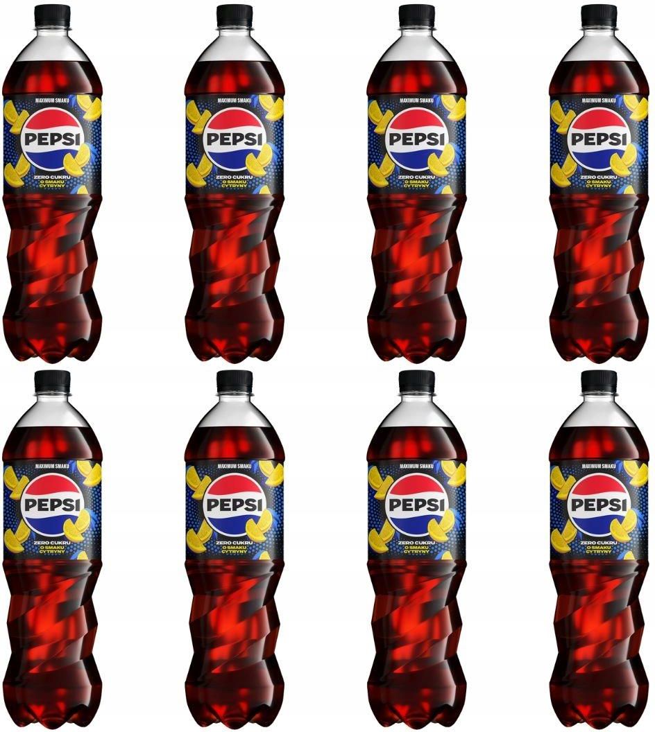 Pepsi Pepsi Cola Zero Lemon Cukru Napój Gazowany O Smaku Cytrynowym 8X1 ...