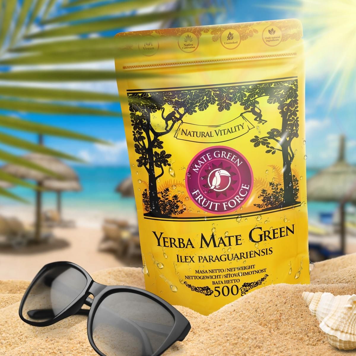 Mate Green Yerba Fruit Force 500g Owocowa Bomba 0,5Kg Owoce Leśne ...