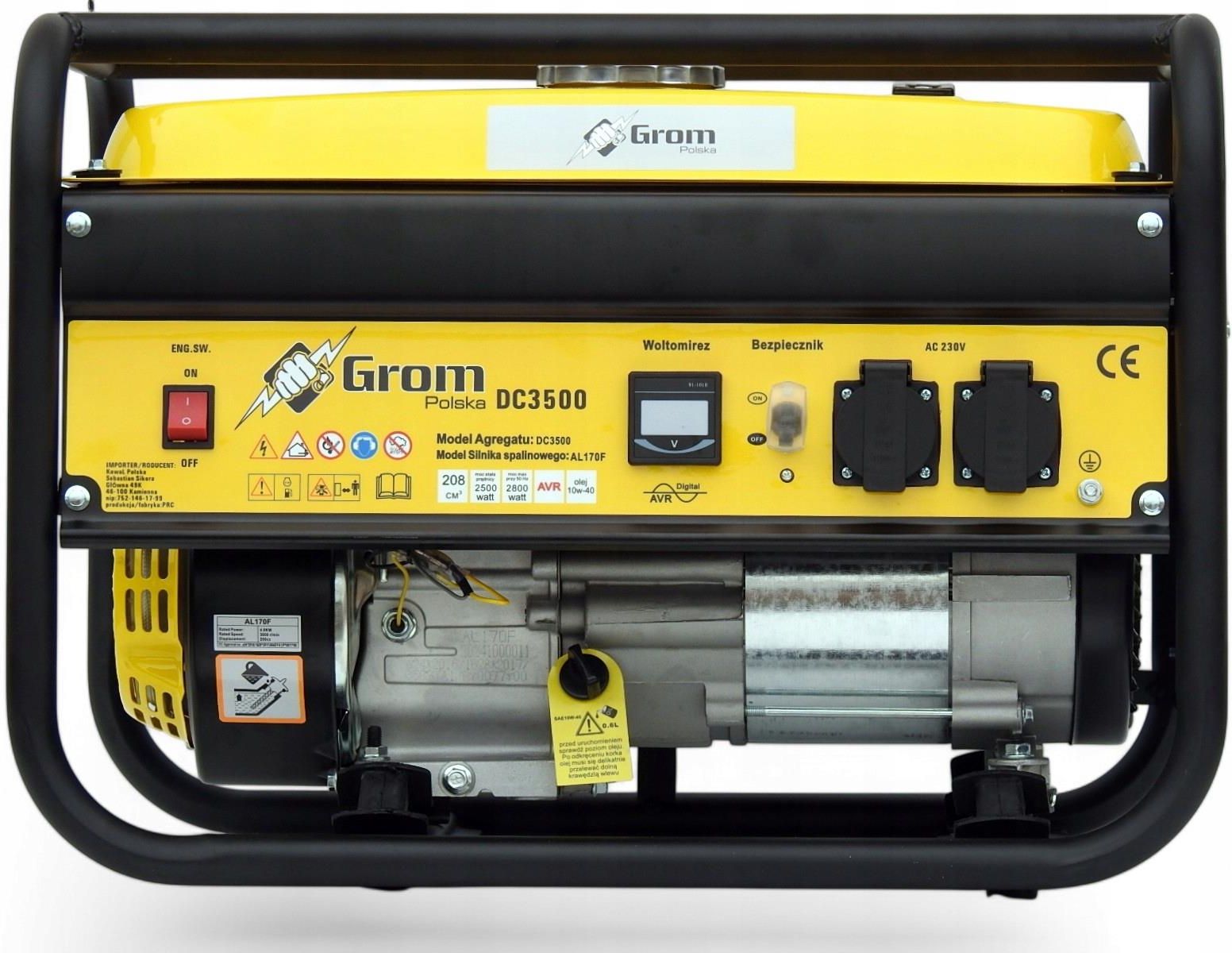 Generator prądu Kowal Polska Agregat Prądotwórczy 5200W Generator Prądu ...