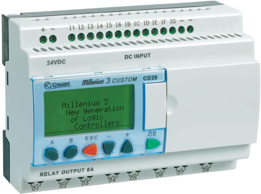 Crouzet Logic Controller Millenium 3 Cd20 24V/Dc (88970051) - Opinie i ...