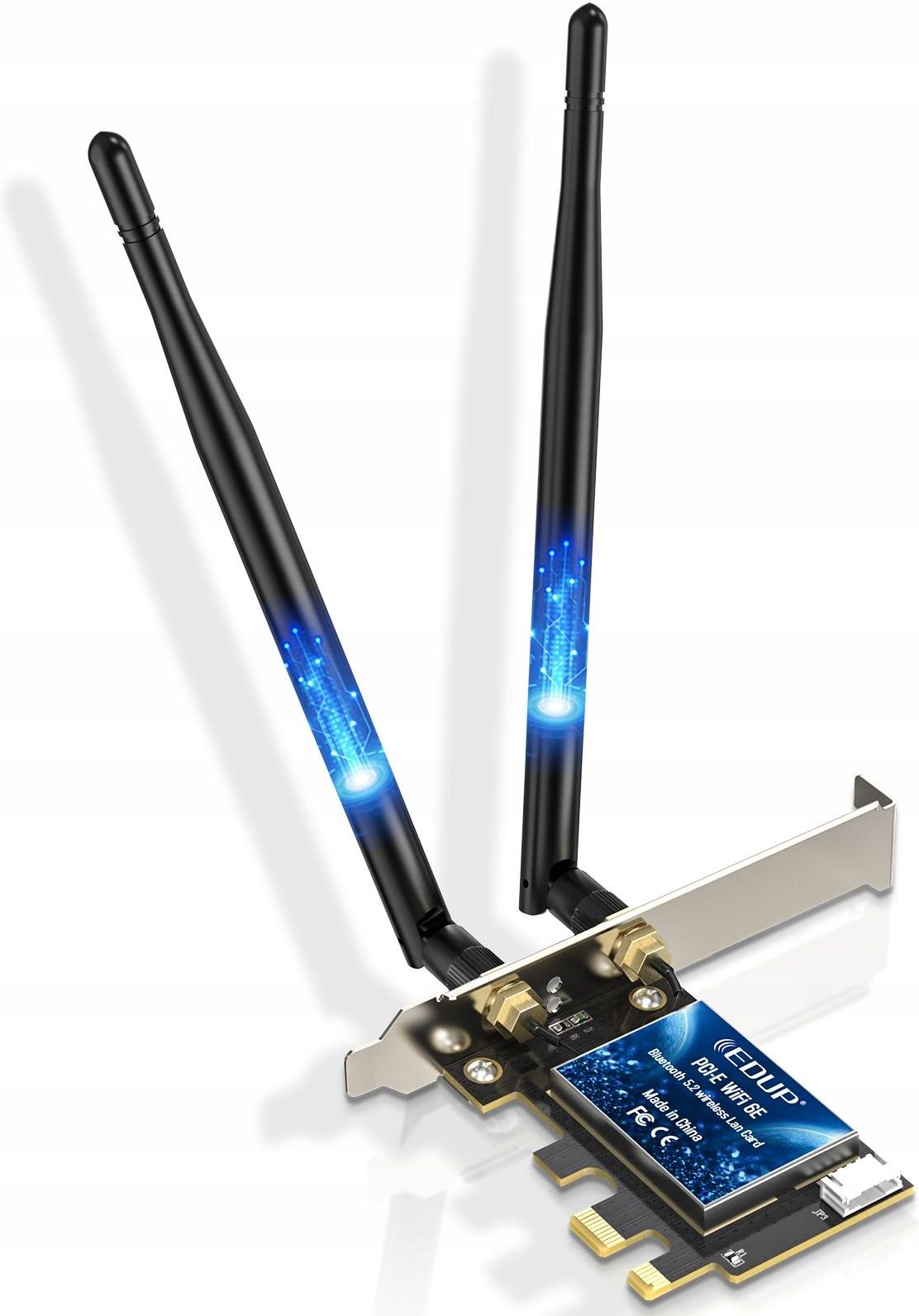Karta sieciowa Karta sieciowa PCI-E do komputera PC WiFi 6 Bluetooth 5. ...